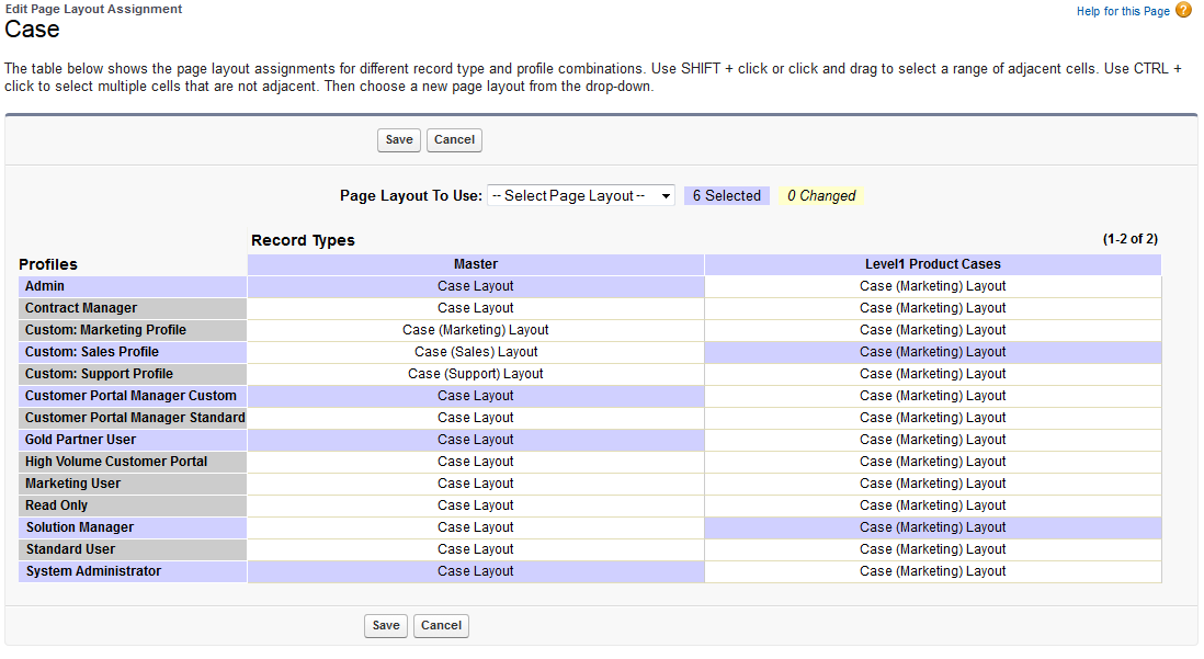 SFDC4Developer Page Layouts And Record Types In Salesforce