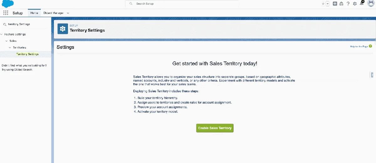 Salesforce Territory Management Guide | SalesforceTutorial