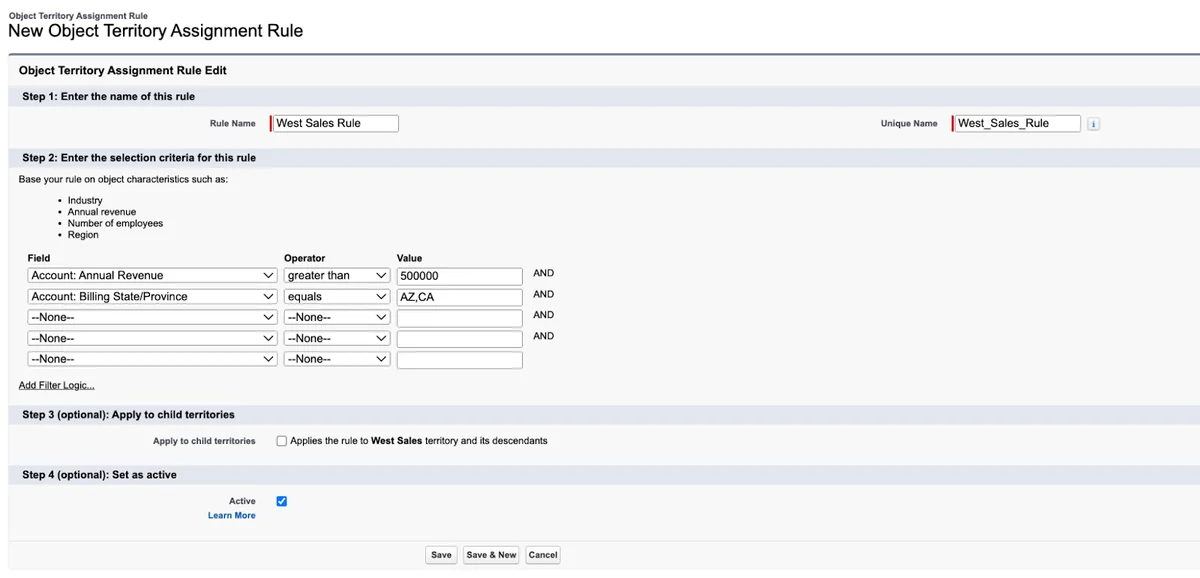 Salesforce Territory Management Guide | SalesforceTutorial