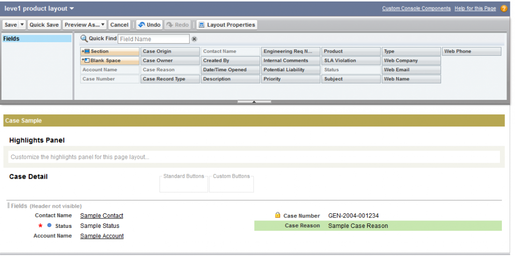 Page Layouts and Record Types