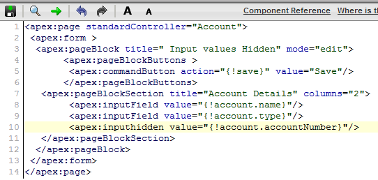 How to use apex:inputHidden Tag - Salesforce Developer