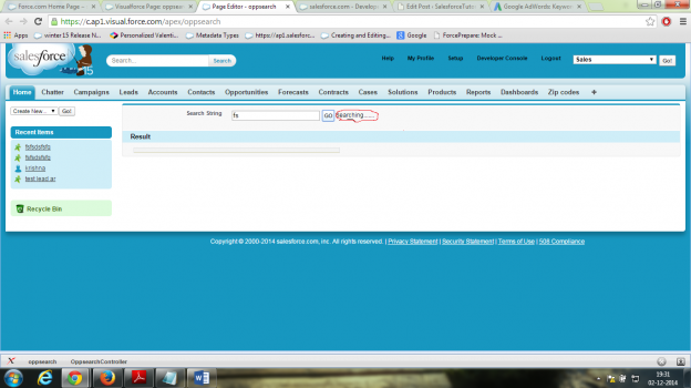 actionStatus tag in visualforce - Salesforce Tutorial - Intervew Questions, Certification 2024