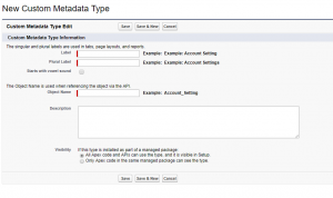 What is Custom Metadata type in salesforce? - Salesforce Tutorial ...